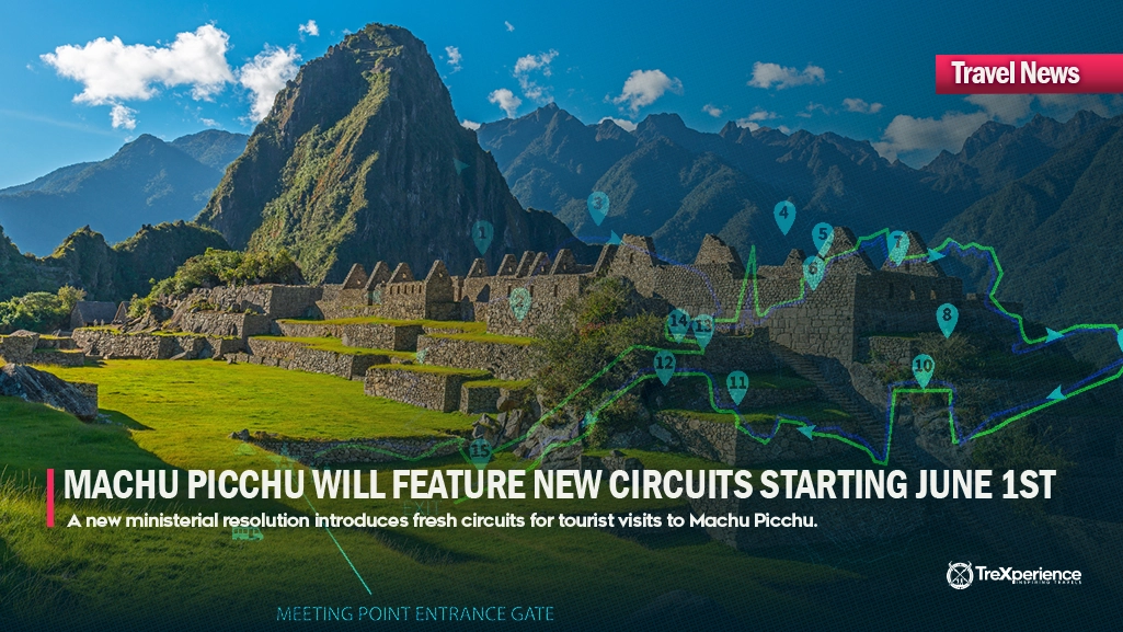 New Circuits at Machu Picchu from June 1